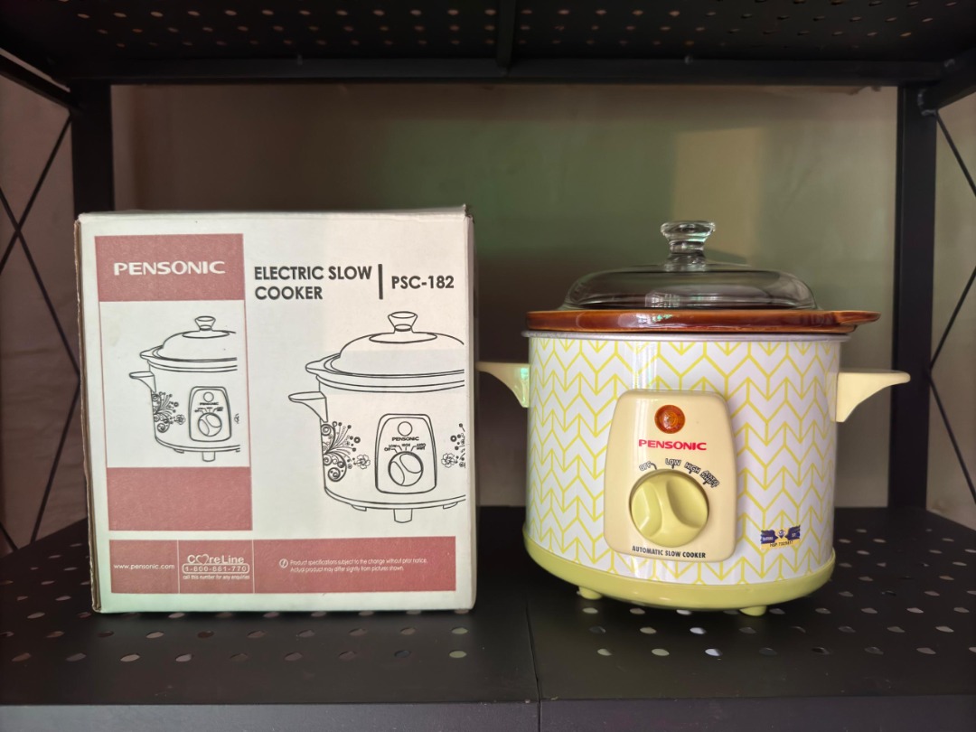 Pensonic 1.1 litre slow cooker, Furniture & Home Living, Kitchenware ...