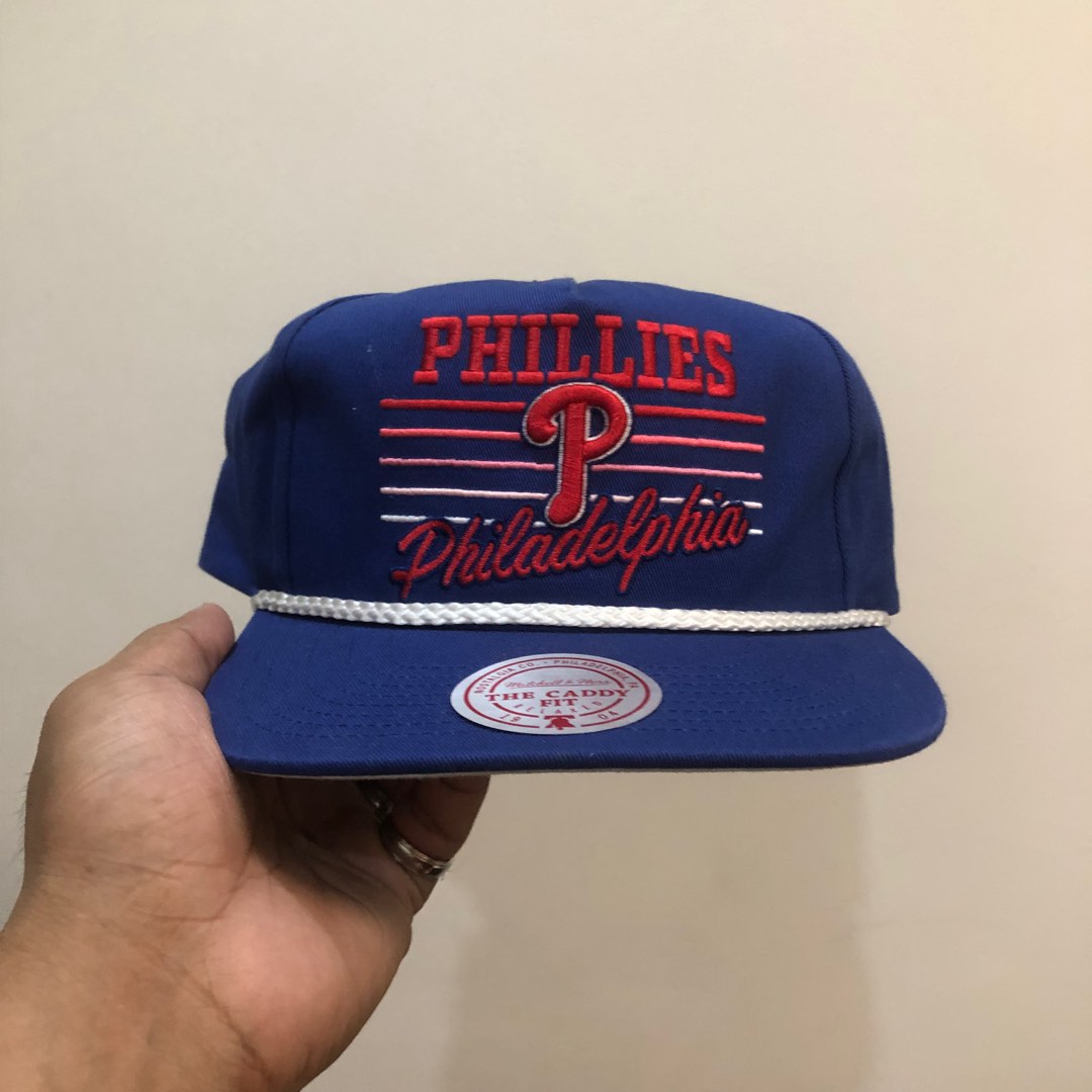 PHILADELPHIA PHILLIES MITCHELL & NESS SNAPBACK ROPE HAT, Men's Fashion ...