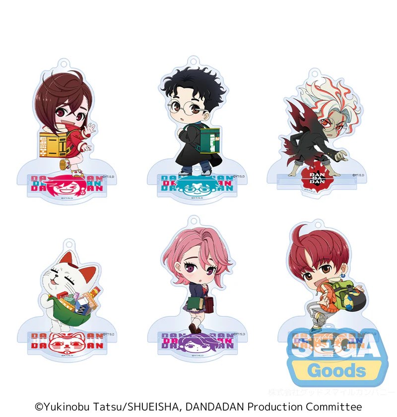 [PO] DAN DA DAN CHIBI ACRYLIC KEYCHAIN STAND (SET OF 6PCS), Hobbies ...