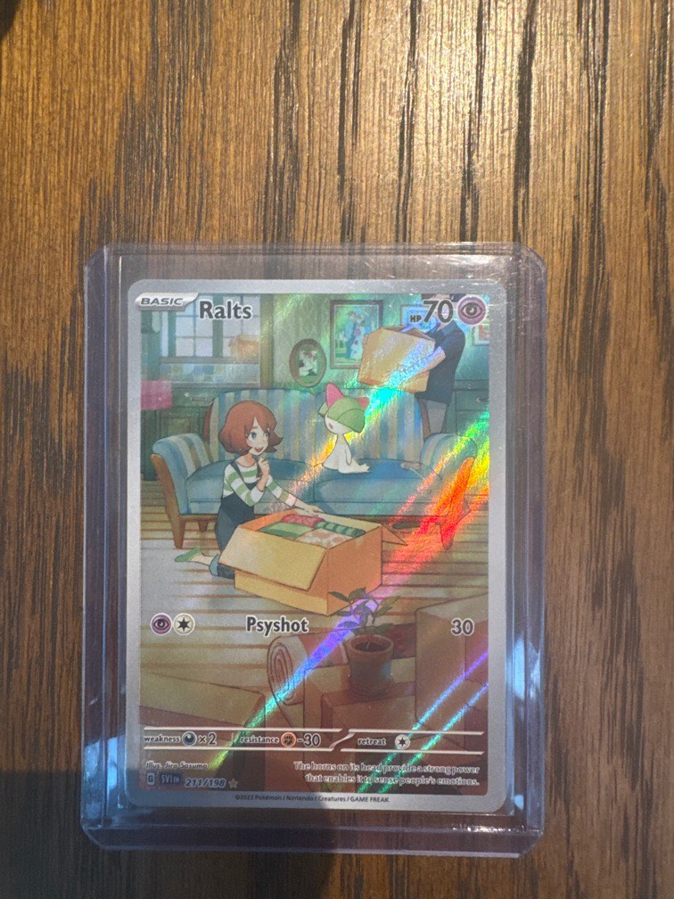 Pokemon SV01 Ralts IR, Hobbies & Toys, Toys & Games on Carousell