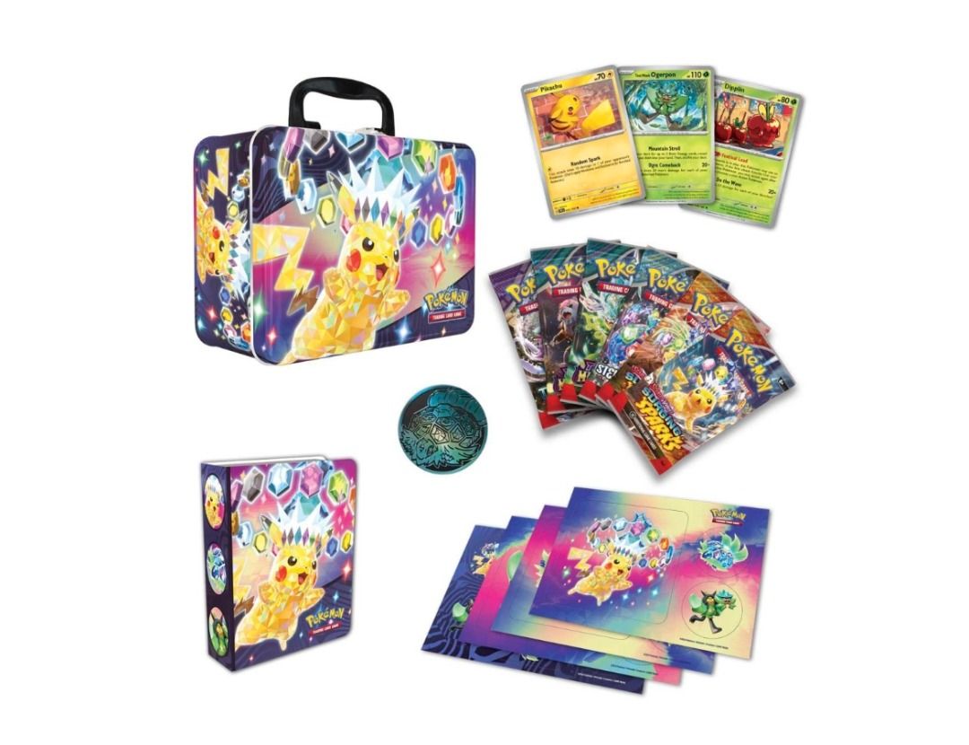 Pokemon TCG: Collector Chest (Fall 2024) 美版 英文版 Pikachu Surging Sparks ...