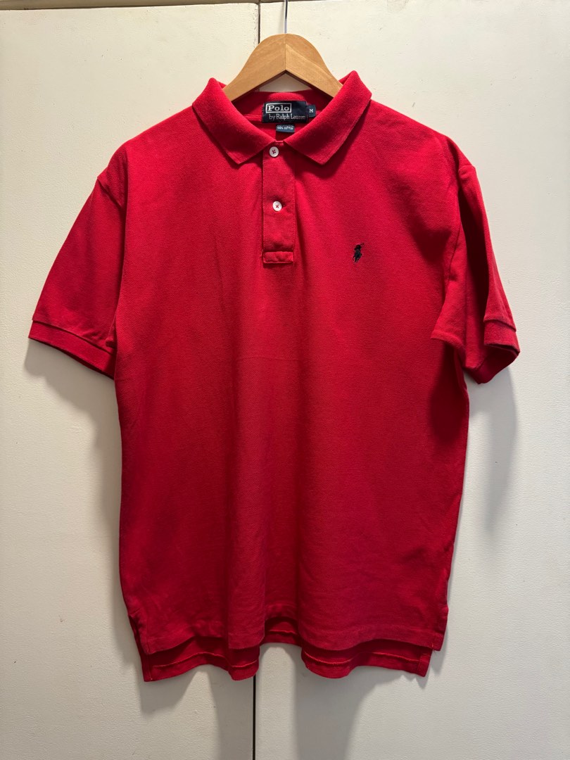 Polo Ralph Lauren Red Polo, Men's Fashion, Tops & Sets, Tshirts & Polo ...