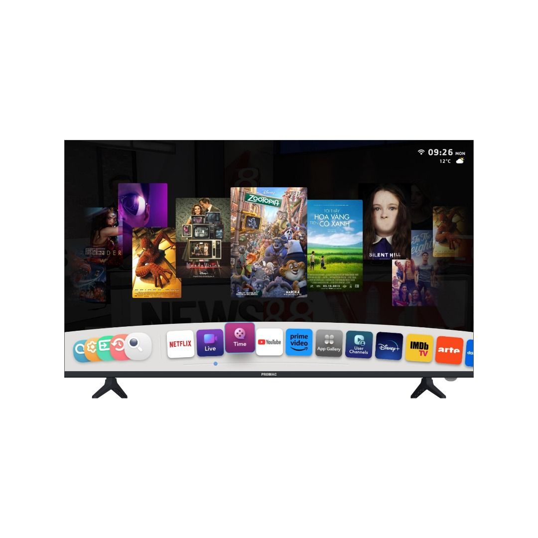 Promac 32in Whale OS Frameless Design HD Ready LED TV For Sale, TV ...