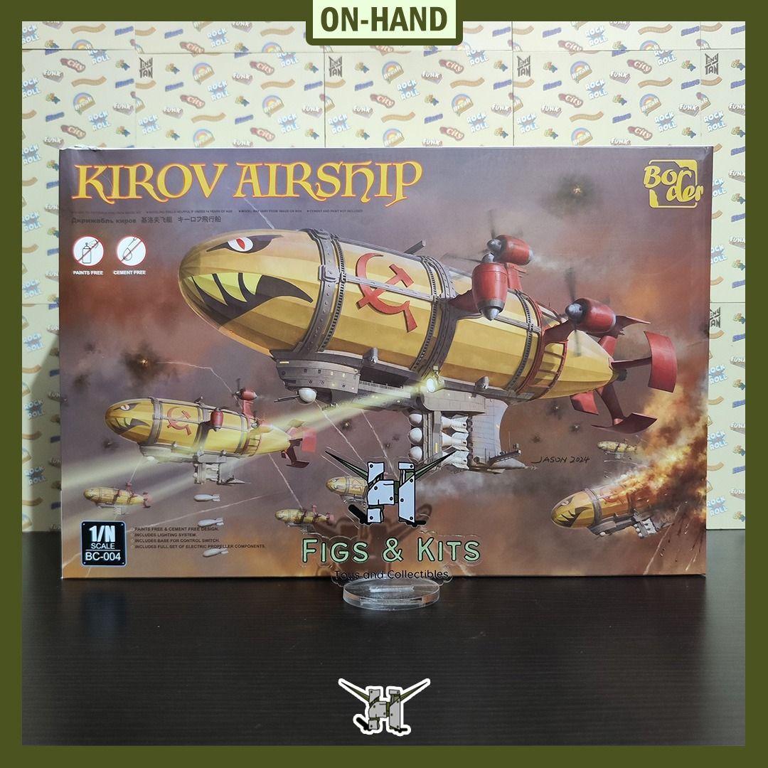 RED ALERT KIROV AIRSHIP Command and Conquer Model Kit, Hobbies & Toys ...