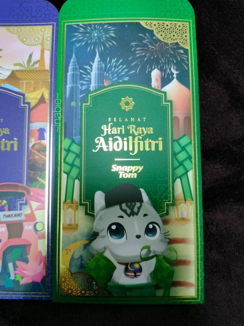 SNAPPY TOM 2025 Sampul Duit Raya SDR Kucing Cat 4 pcs in 1 Set, Hobbies ...