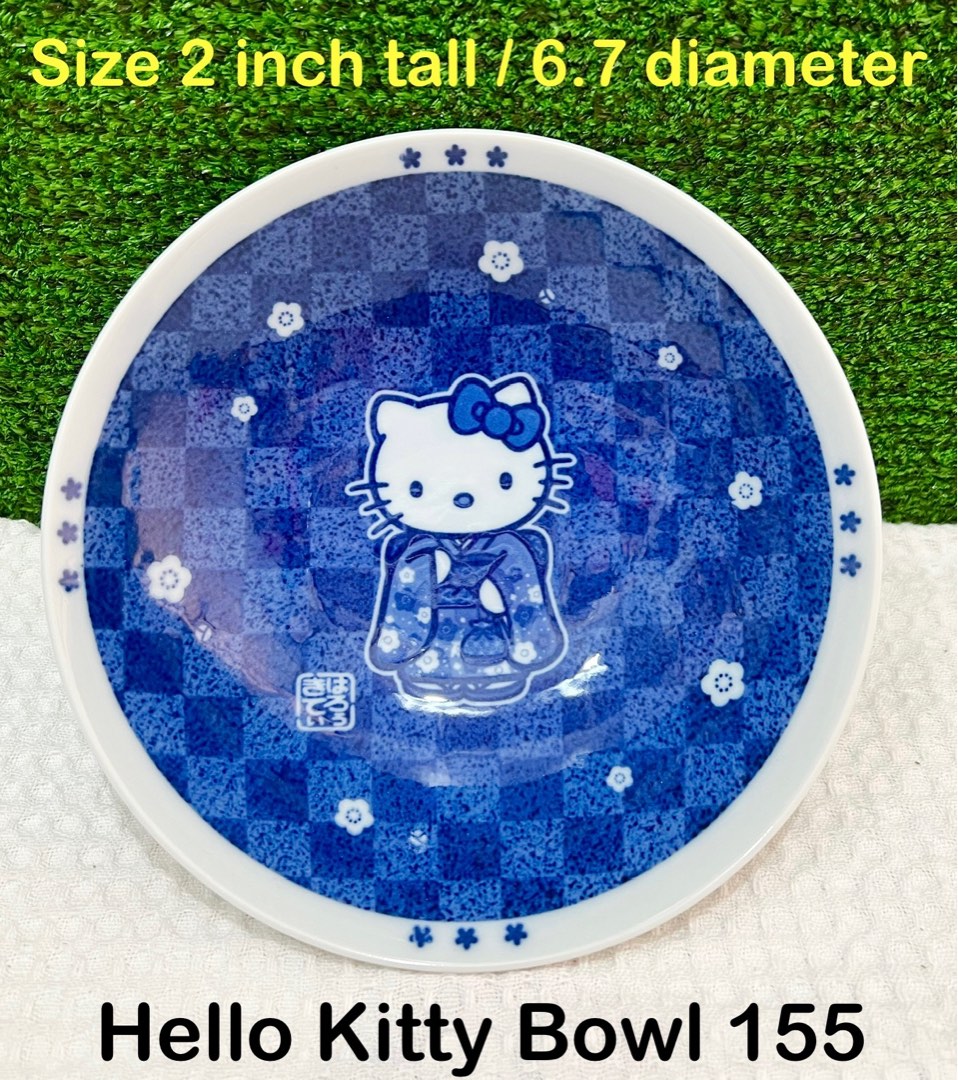 Sanrio Hello Kitty Ceramic Bowl, Furniture & Home Living, Kitchenware ...