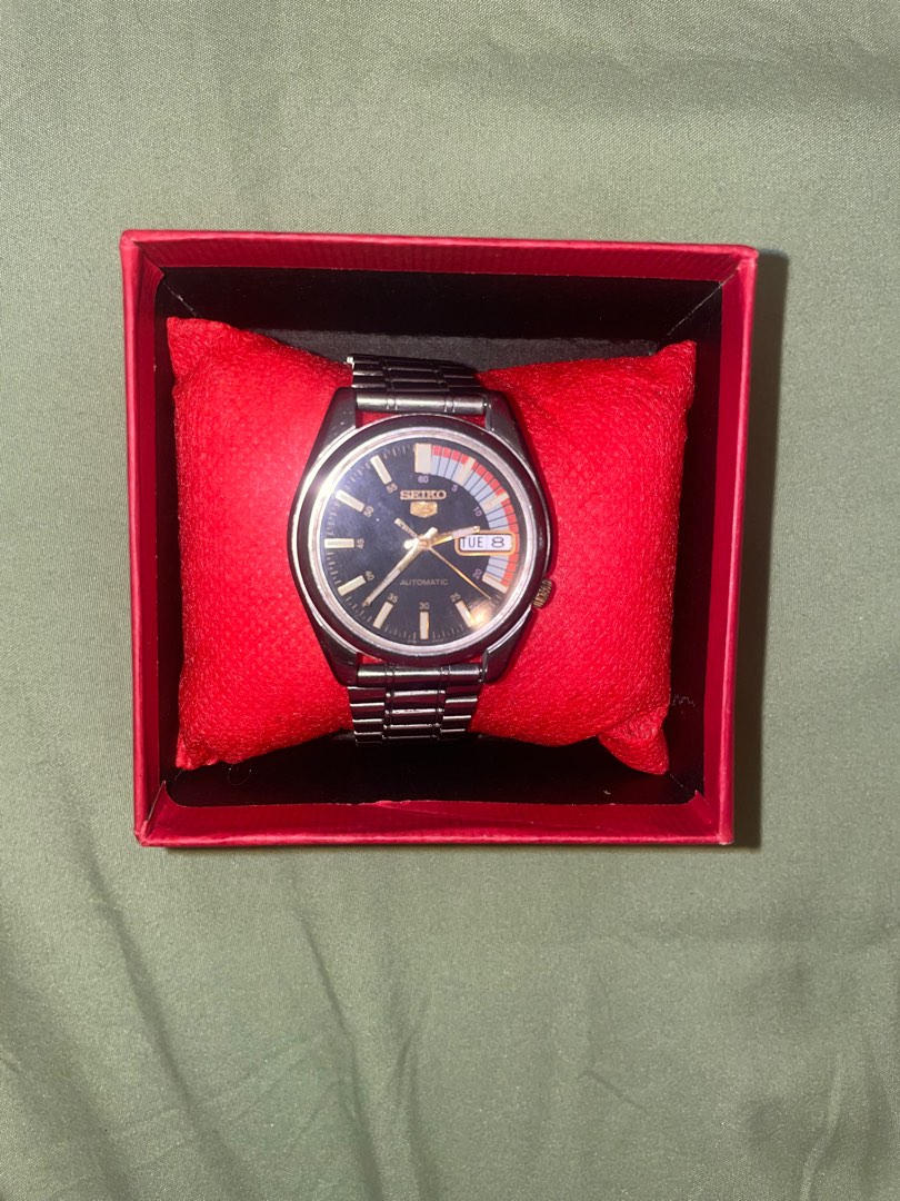 Seiko 5 speed racer vtg, Men's Fashion, Watches & Accessories, Watches ...