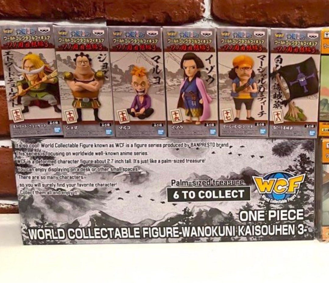 (Set of 6 clearance) WCF One Piece World Collectable Figure - Wanokuni ...