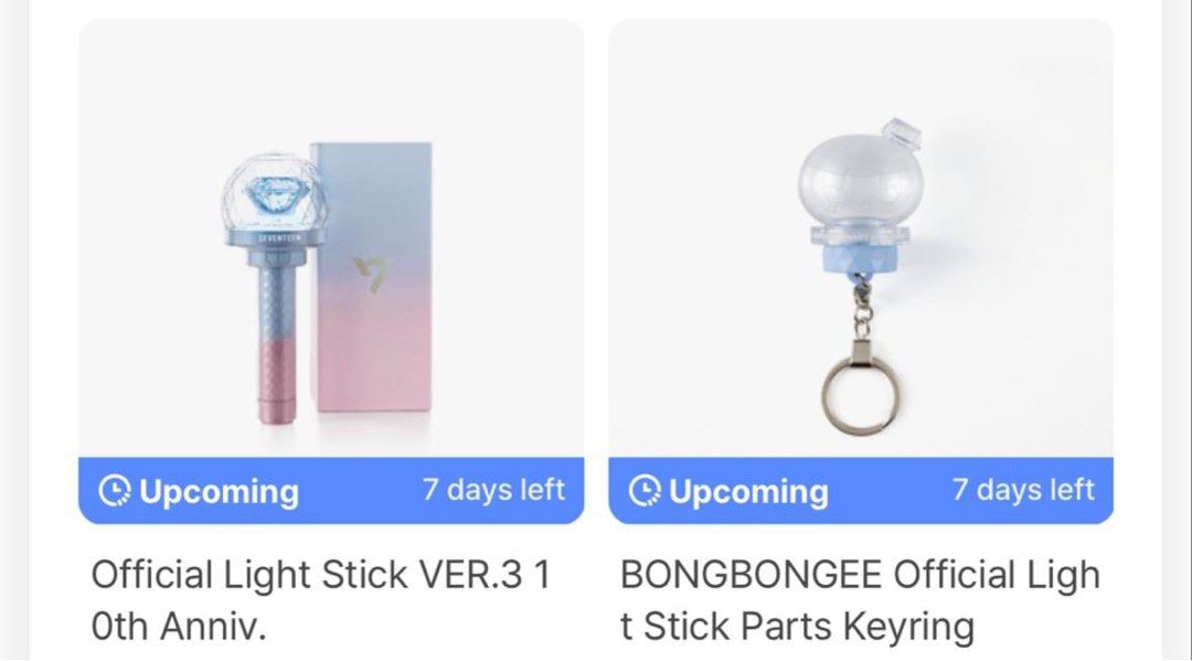 SEVENTEEN Official Lightstick Ver 3 and Bongbongee Lightstick part 10th ...
