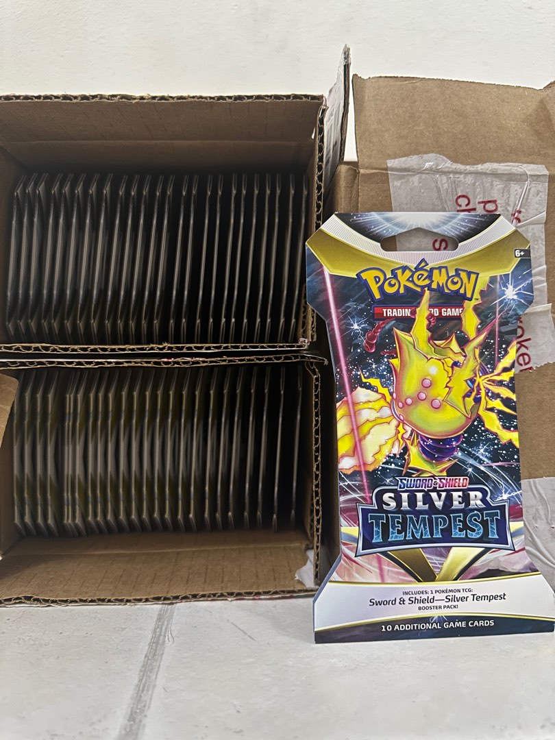 Silver Tempest Sleeved Packs, Hobbies & Toys, Toys & Games on Carousell