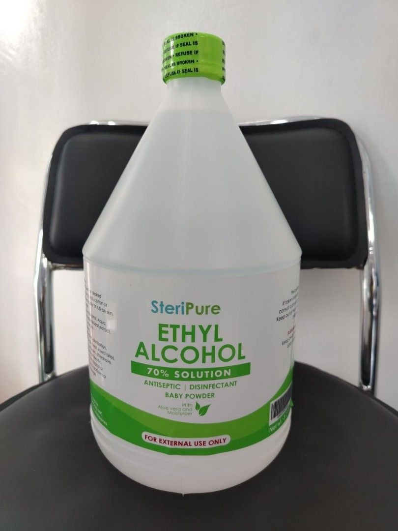 STERIPURE ETHYL ALCOHOL 70% 3.7L, Beauty & Personal Care, Sanitizers ...