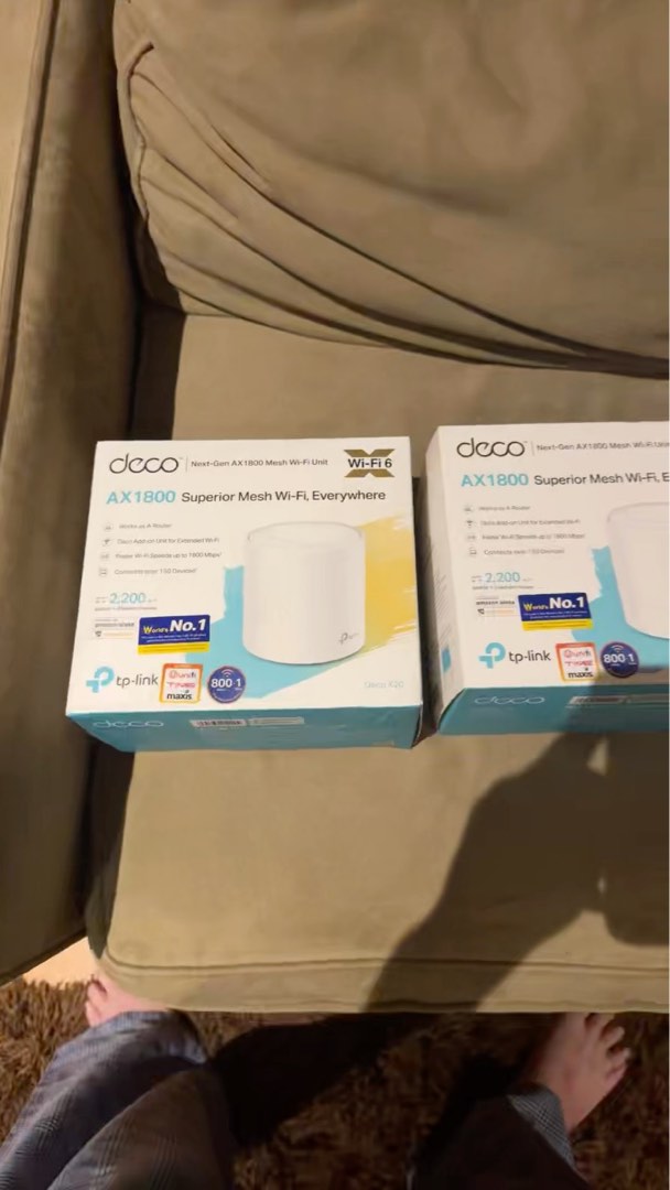 TP-Link Deco AX1800 Wi-Fi 6 Router, Computers & Tech, Parts ...