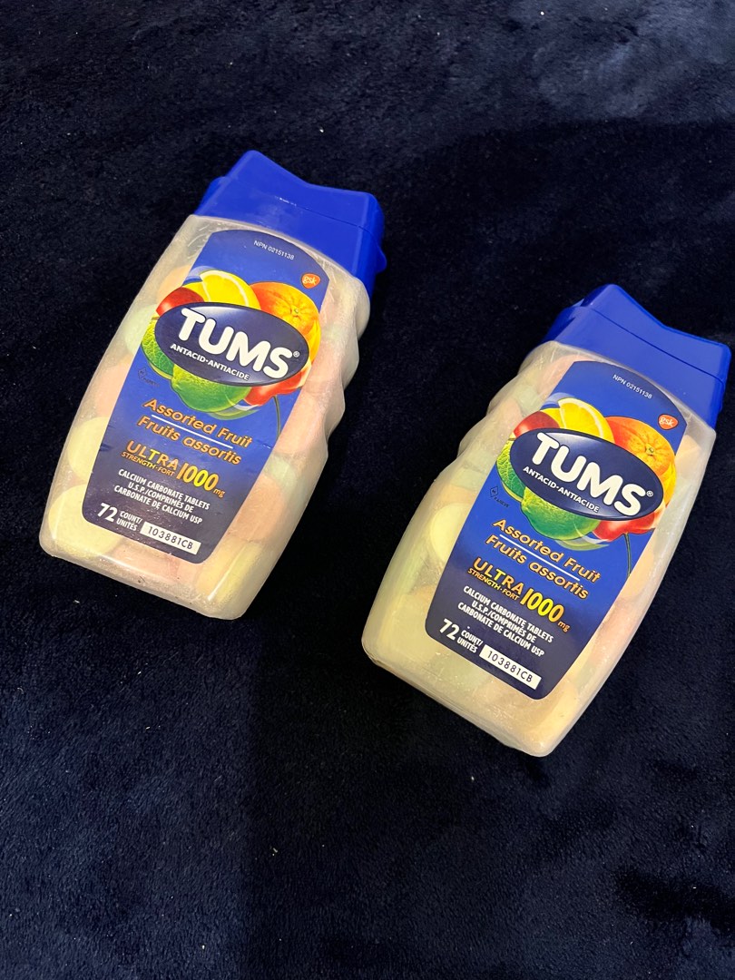 Tums Assorted Fruits, Health & Nutrition, Health Supplements, Health ...