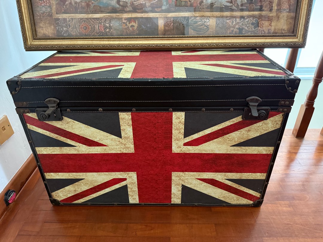 Union Jack Chest, Furniture & Home Living, Furniture, Other Home ...