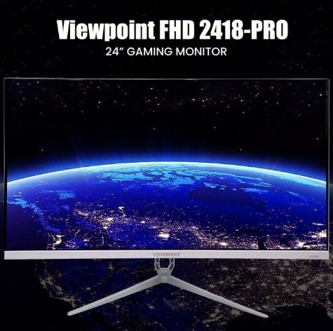 Viewpoint 24″ FHD-2418 Pro White/Black Led Full Hd 180Hz Gaming Monitor ...