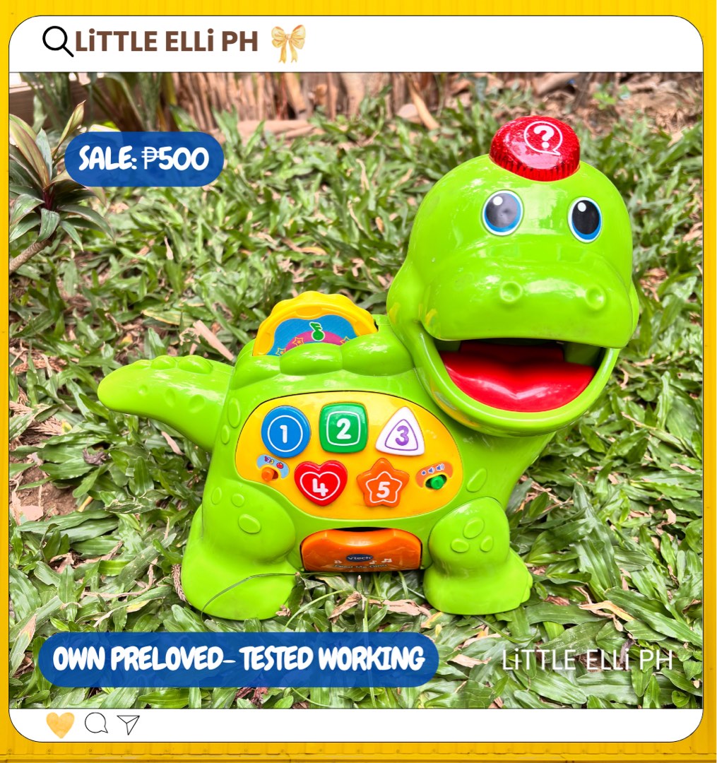 Vtech Dinosaur Baby Toy, Hobbies & Toys, Toys & Games on Carousell