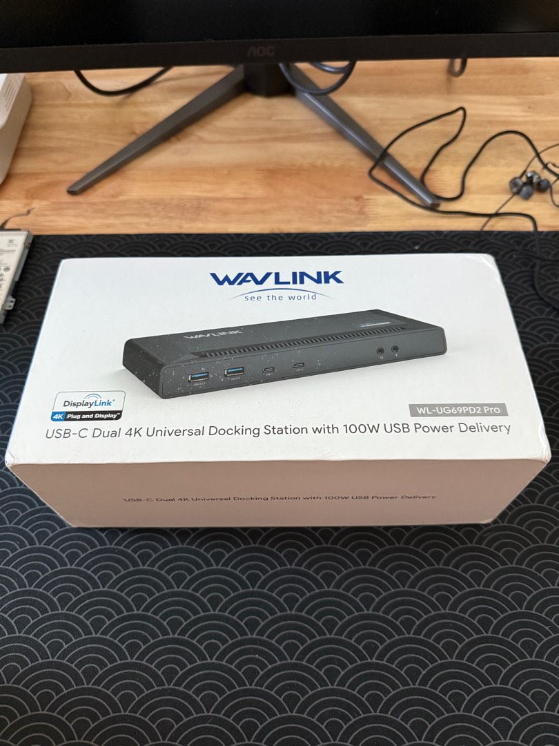 Wavlink USB-C Displaylink Universal Docking Station, Computers & Tech ...