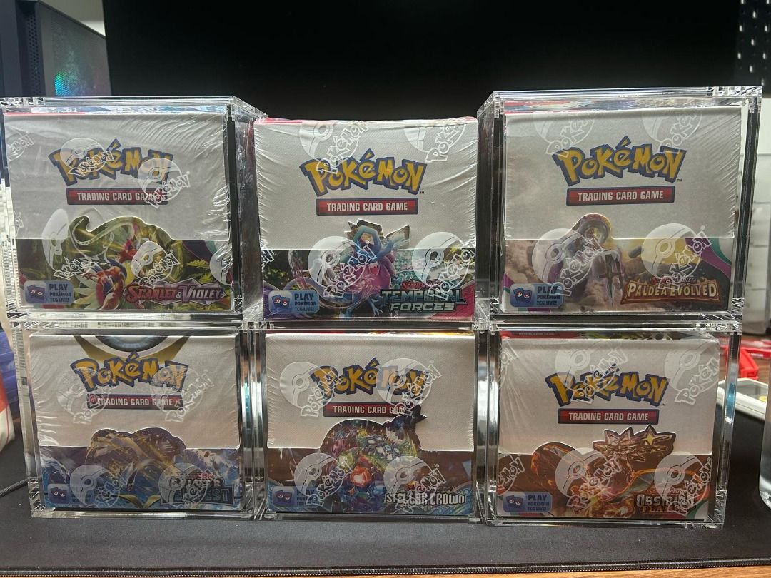 WTS Booster Box ,Scarlet Violet Base, Paldea Evolved, Temporal Forces ...