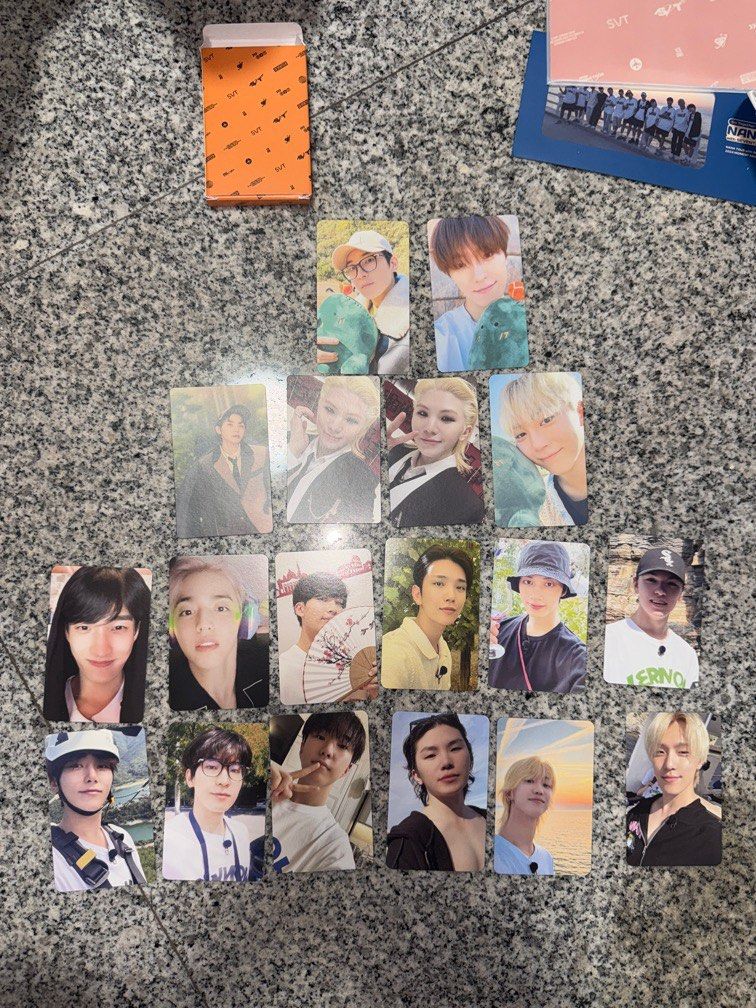 WTS SVT Seventeen PC Cards + Nana Tour Bundle, Hobbies & Toys ...
