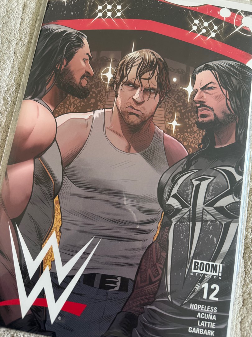 WWE BOOM studios / Roman Reigns Dean Ambrose Seth Rollins cover #12 ...