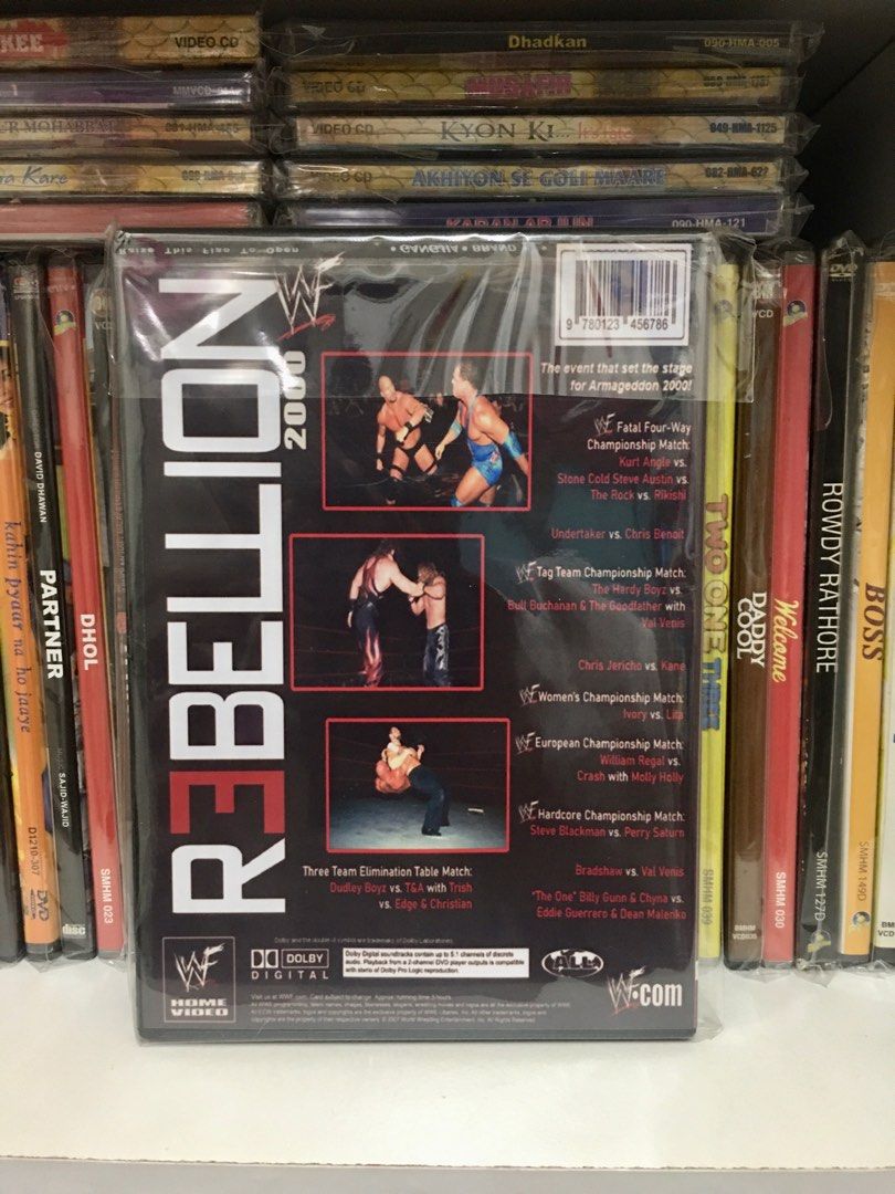 WWE WWF WRESTLING GUSTI NONE ORIGINAL SILVER VERSION PIRATE DVD NEW ...