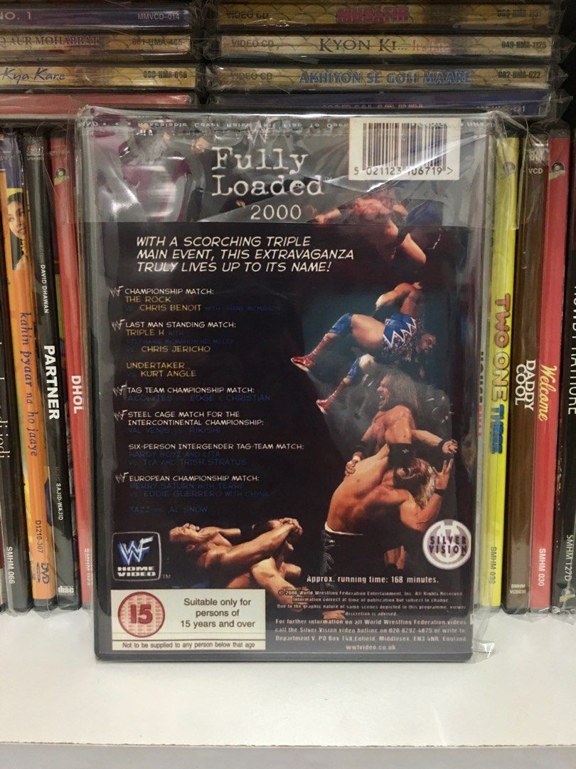 WWE WWF WRESTLING GUSTI NONE ORIGINAL SILVER VERSION PIRATE DVD NEW ...