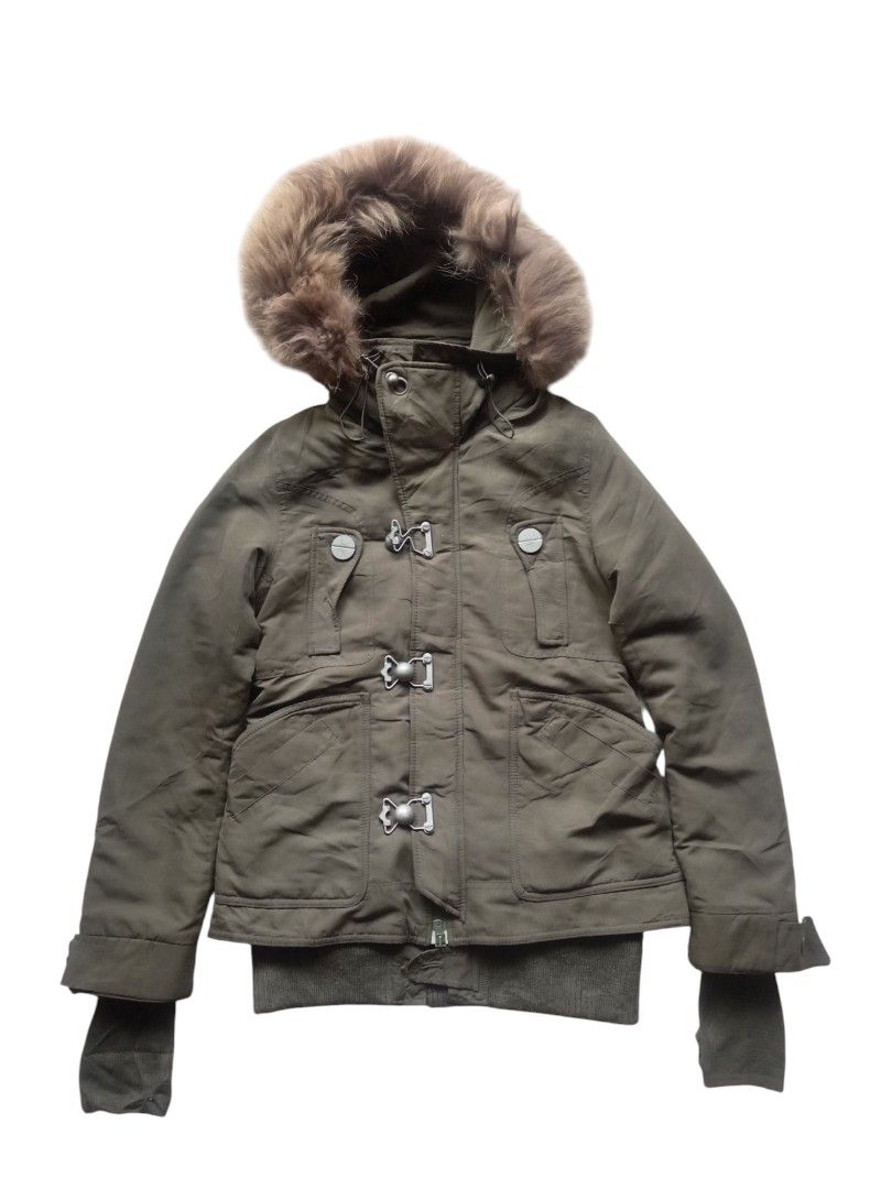 Y2k Sly military fur jacket bukan If six was nine lgb le grand beau goa rick owens number nine ...