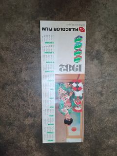 Fujicolor Film 1982 Poster Calendar, Hobbies & Toys, Collectibles ...