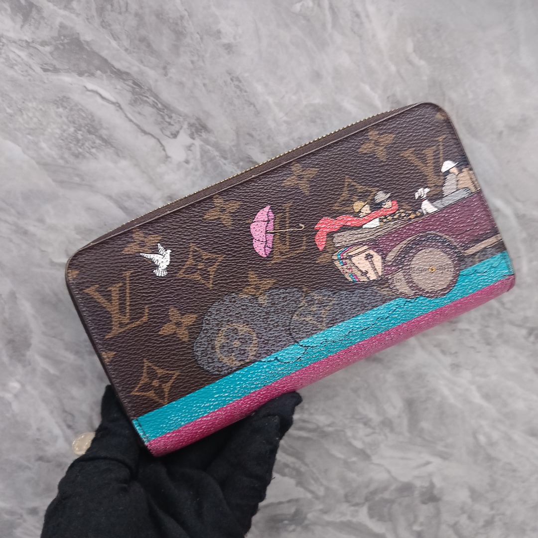 257001163 LOUIS VUITTON SLG MONOGRAM PORTE MONNAIE INSOLITE, Luxury ...