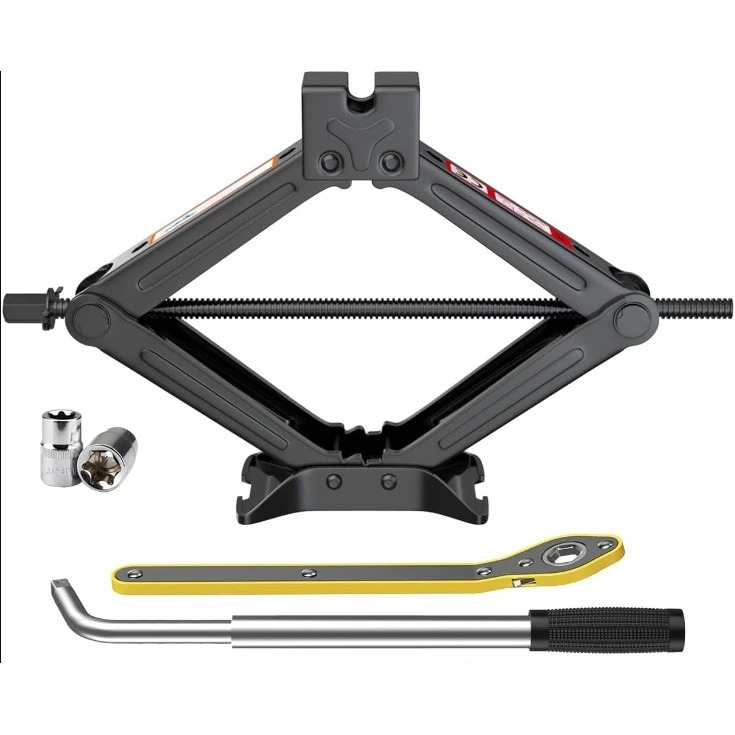 2 Ton Scissor Jack for Car&Telescoping Lug Wrench Capacity Portable ...