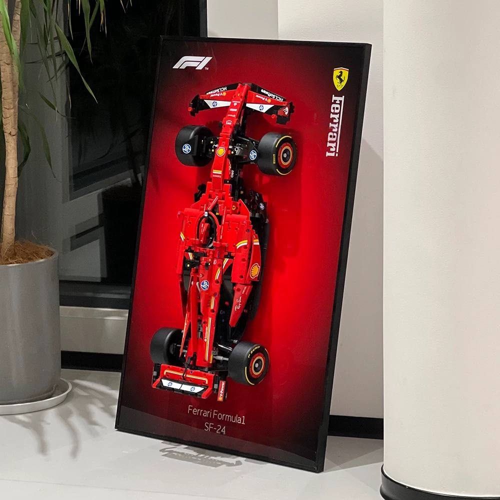 #42207 Lego Technic Ferrari SF-24, Wall mount frame, Hobbies & Toys ...