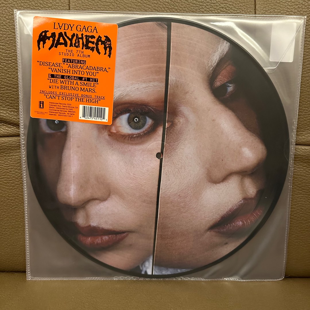(全新 圖案黑膠 Picture LP) Lady Gaga - MAYHEM 162 Picture Disc / Vinyl 黑膠唱片 ...