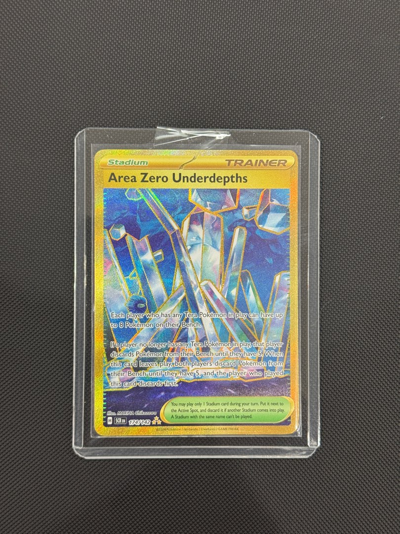 Area Zero Underdepths Gold Card (Pokemon Stellar Crown), Hobbies & Toys ...