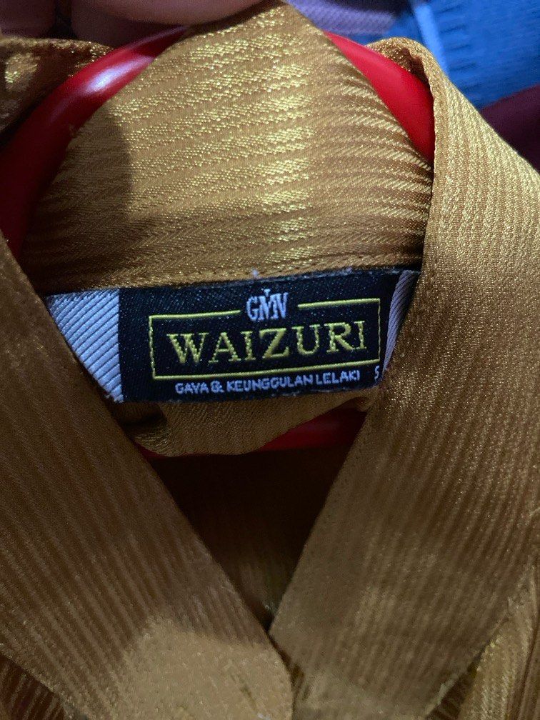 Baju Melayu. Baju Raya 2025. Kuning. Gold., Men's Fashion, Muslim Wear ...