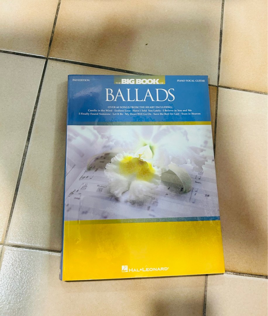 Ballads Score Book, Hobbies & Toys, Music & Media, Music Scores on ...