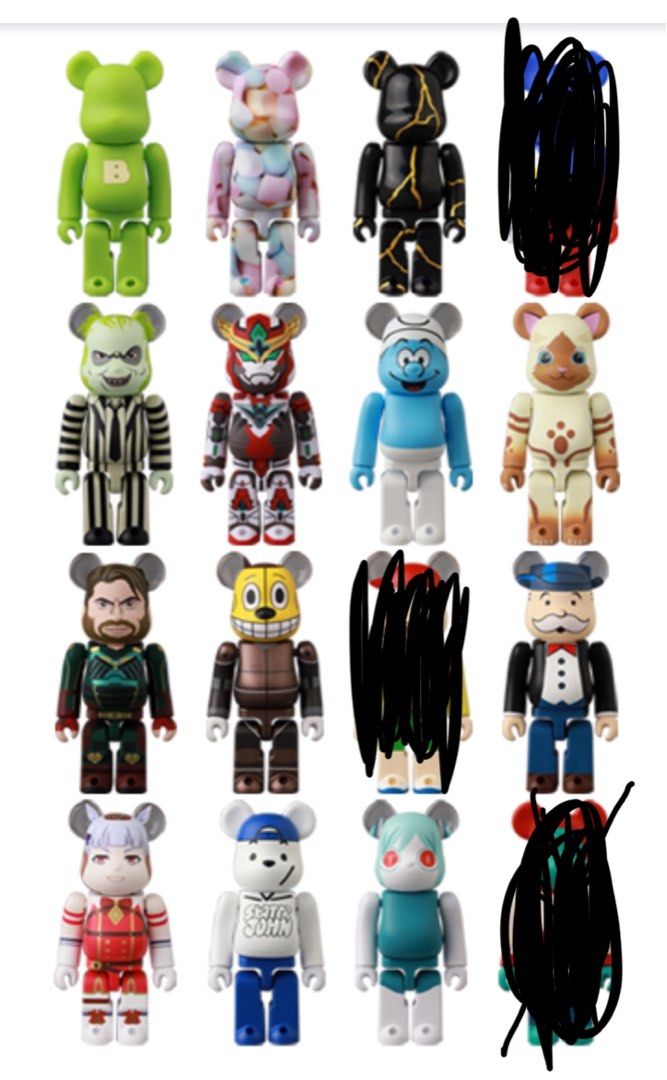 Bearbrick series 49 almost complete set of 13 bear brick all sealed in ...
