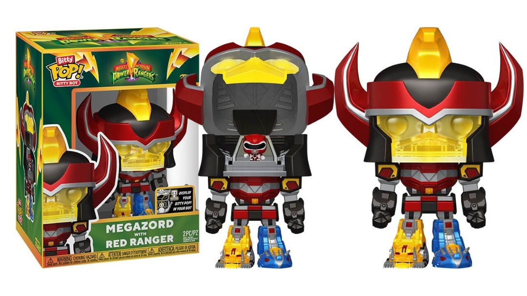 Funko Bitty Pop! Bitty Bot Megazord with Red Ranger, Hobbies & Toys ...
