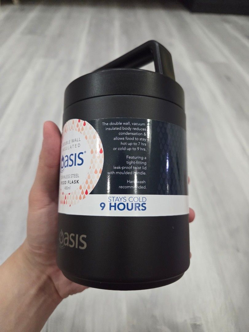 Black Shell x UOB Oasis Double Wall Insulated Stainless Steel Food ...