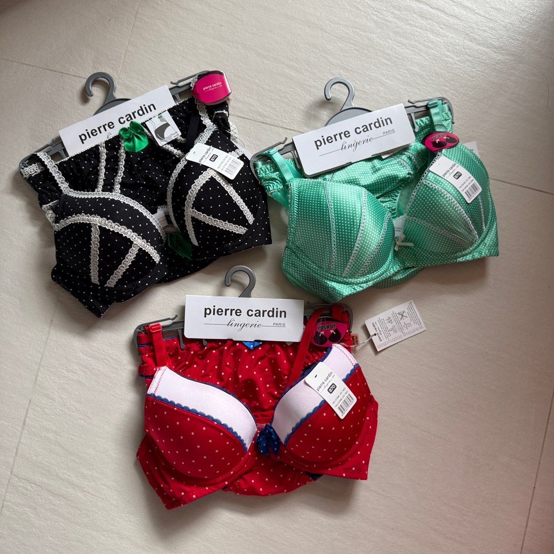 BN Pierre Cardin bra sets for cheap Cute Lingerie Brand New Underwear ...