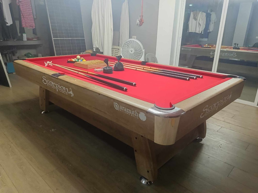 BRAND NEW SCORPION BROWN EDITION BILLIARD TABLE, Sports Equipment ...