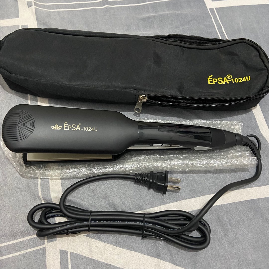 BRANDNEW EPSA 1024U HEAVY DUTY DIGITAL HAIR IRON FOR REBOND, Beauty ...