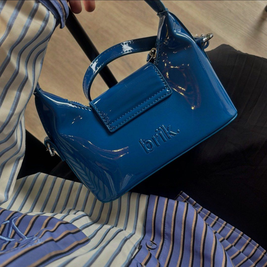 Brik Petit Chroma Blue, Women's Fashion, Bags & Wallets, Shoulder Bags ...