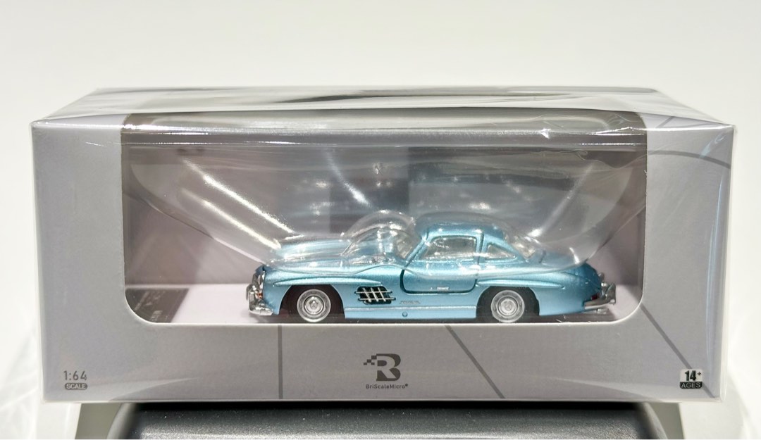BSC 1/64 Mercedes Benz 300SL Gull Wing Ice Blue, Hobbies & Toys, Toys ...