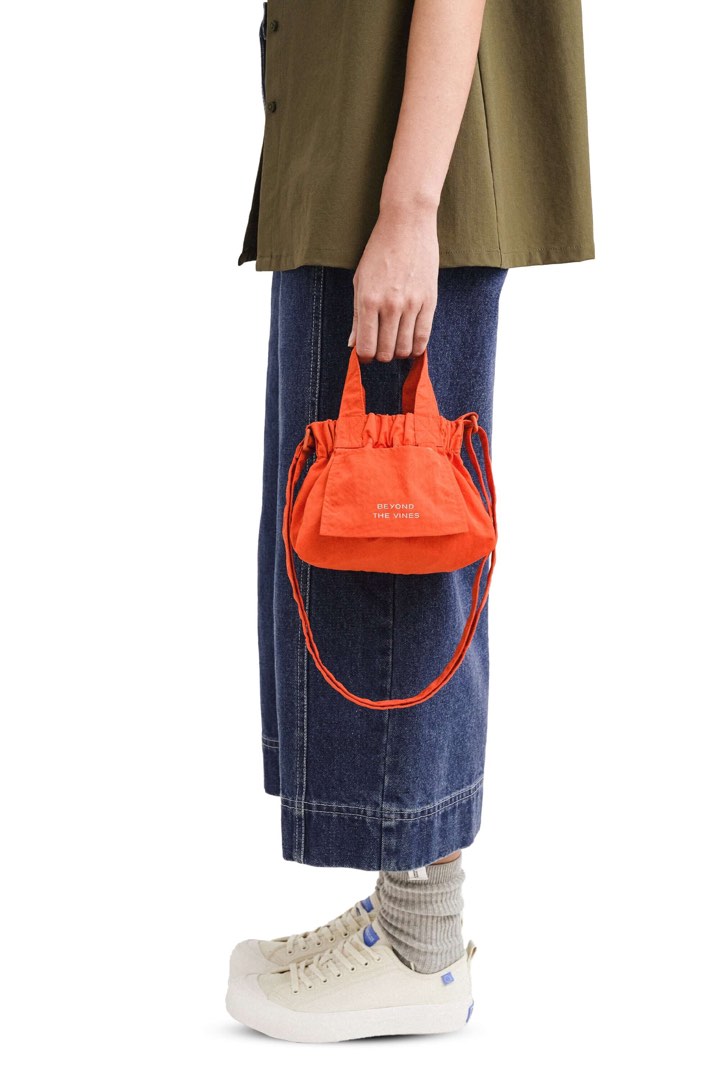 BTV Micro Dumpling Bag in orange, Women's Fashion, Bags & Wallets ...