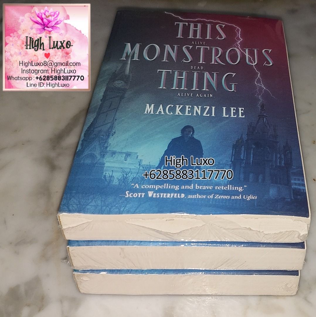 Buku Novel This Monstrous Thing Book English Impor Steampunk European ...