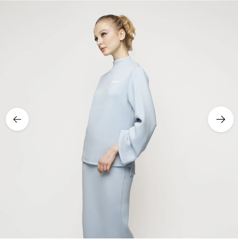 Cakenis Audrey Set In Blue Womens Fashion Activewear On Carousell