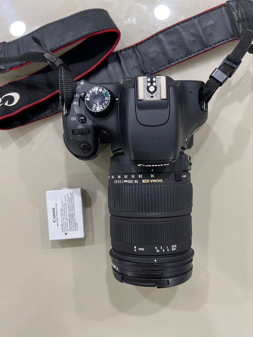 Canon EOS 550D + Sigma 18-200mm 3.5-6.3, Photography, Cameras on Carousell