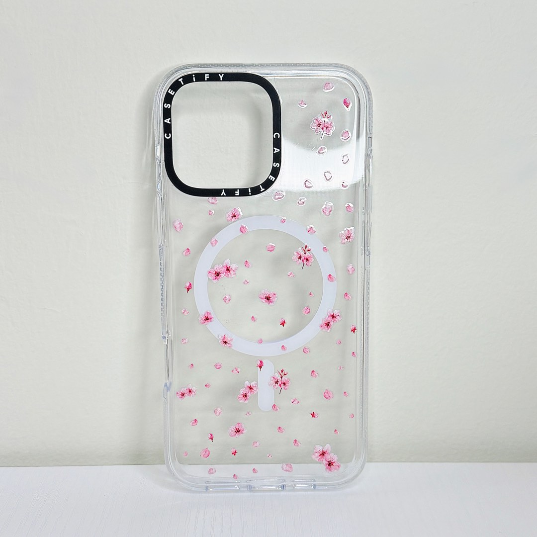 Casetify Pressed Sakura for 16 Pro Max, Mobile Phones & Gadgets, Mobile & Gadget Accessories ...