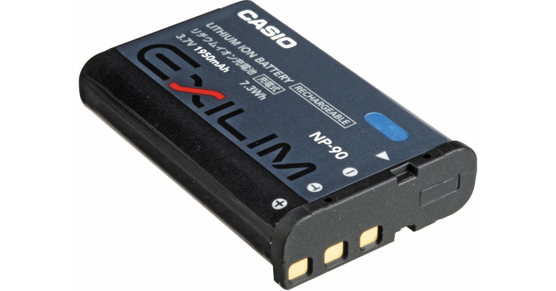 Casio NP-90 Rechargeable Lithium-Ion Battery, Photography, Photography Accessories, Batteries ...