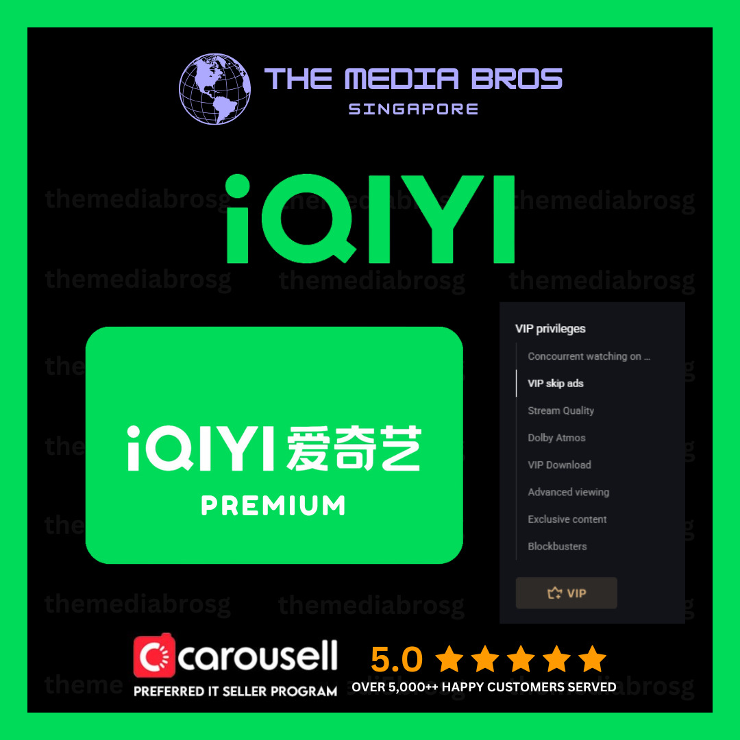 🔥CHEAPEST & STABLE🔥 iQiyi VIP Premium 4K [Themediabrosg], Video Gaming ...